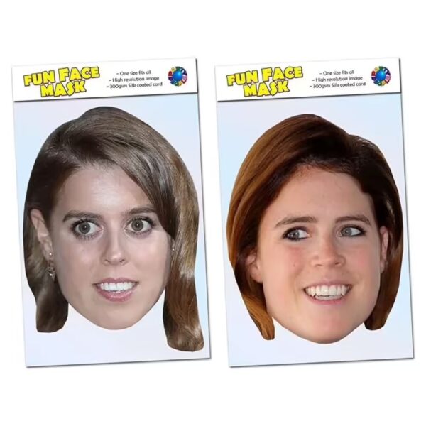 Royal Family Face Mask Pack - Princess Beatrice & Princess Eugenie