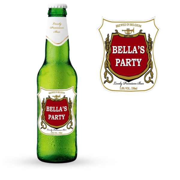 Personalised Beer Bottle Label (Type 1)