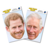 Royal Family Face Mask Pack - Prince Harry, Meghan Markle, More