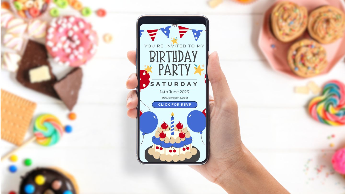 10 Free Digital Birthday Invitations - For Adults and Kids