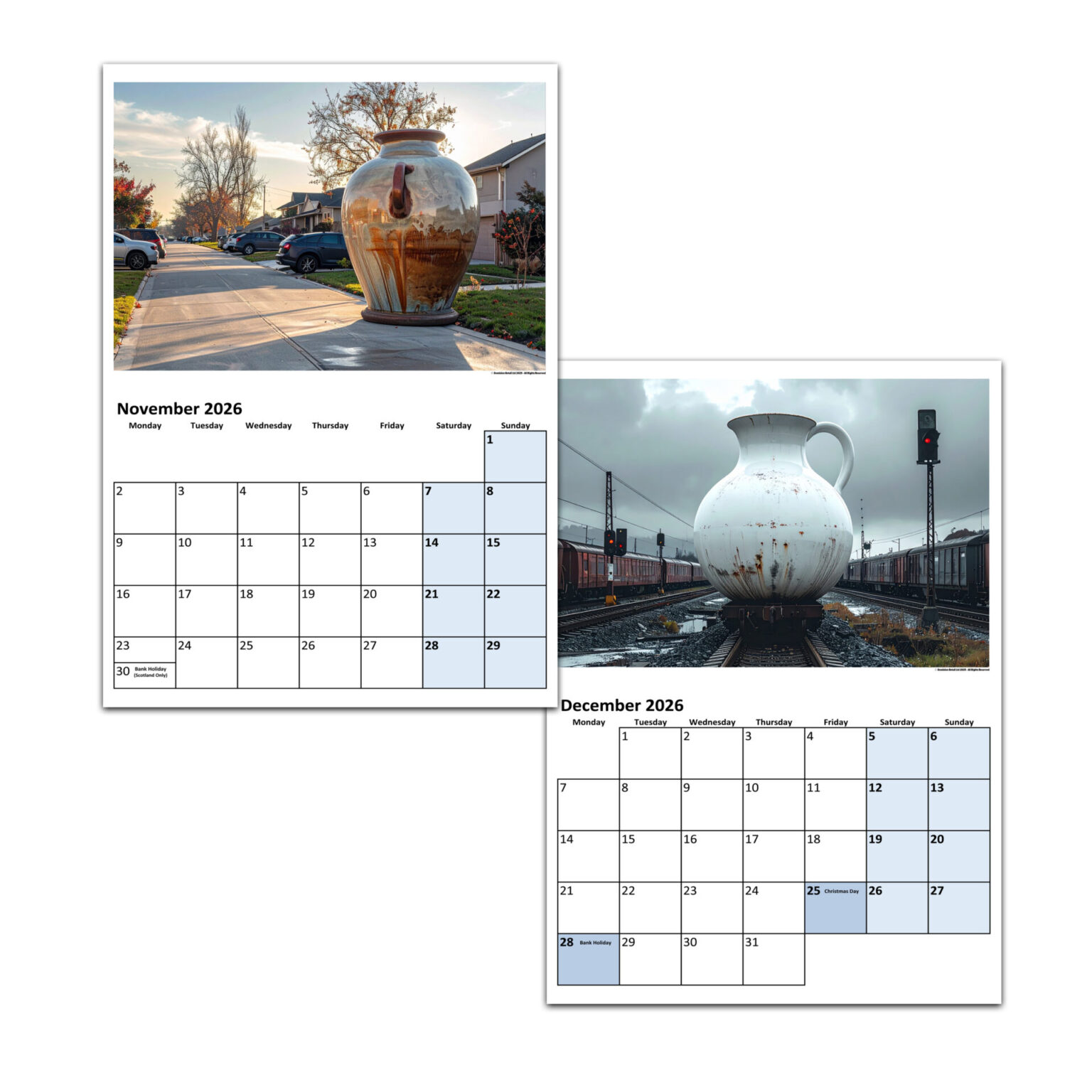 Big Jugs Calendar - Clever Double-Meaning Jug Humour